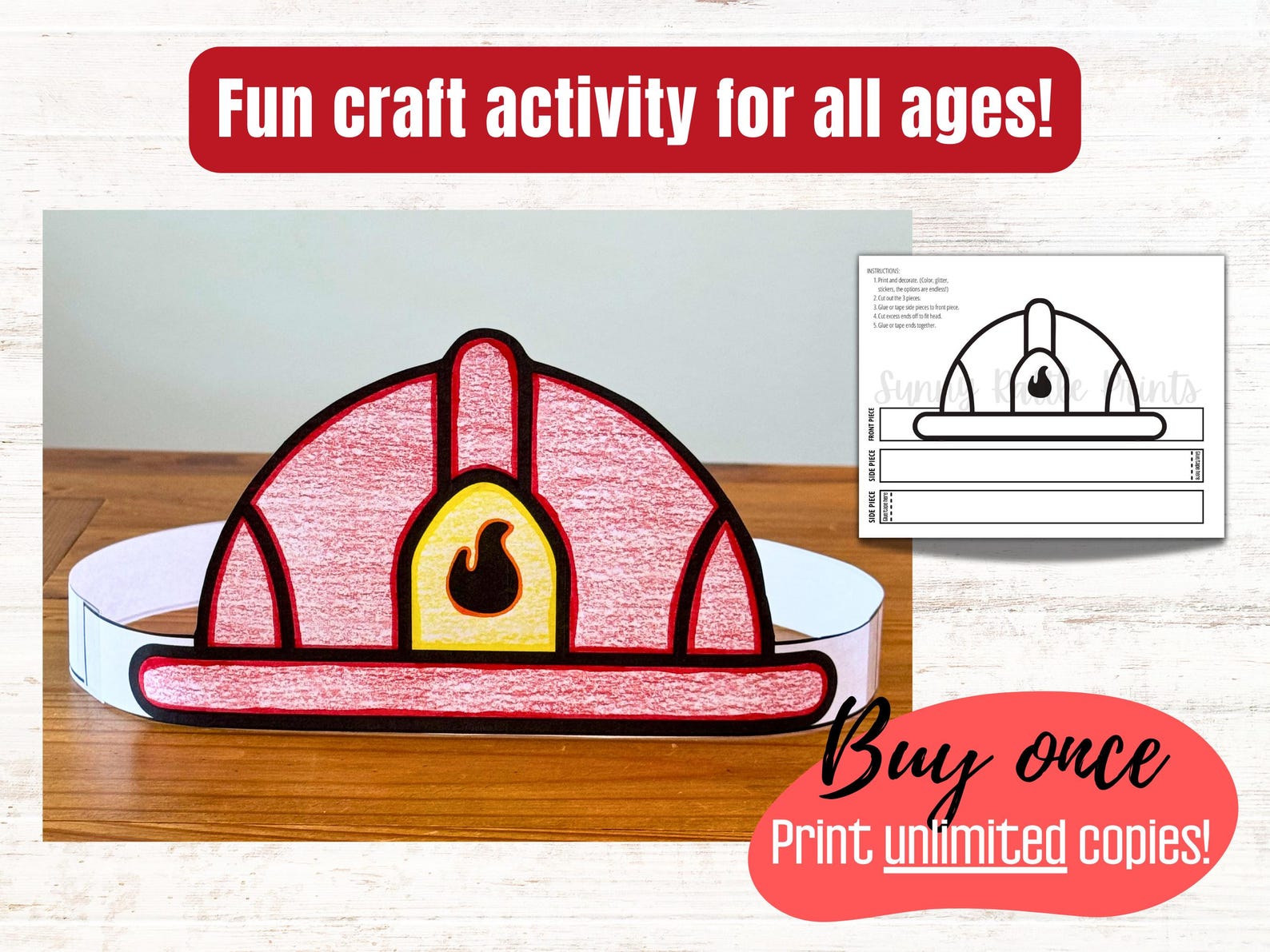 Community Helpers & Heroes Paper Crown Hats | Jobs and Careers Kids ...