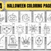 Printable Kids Halloween Coloring Sheets Halloween Craft Coloring Pages ...