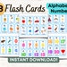 Printable Flashcards Alphabet & Numbers for Preschool and Pre-k | ABC ...