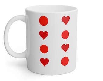 Heart Shaped Coffee Mugs That Fit Together - Etsy