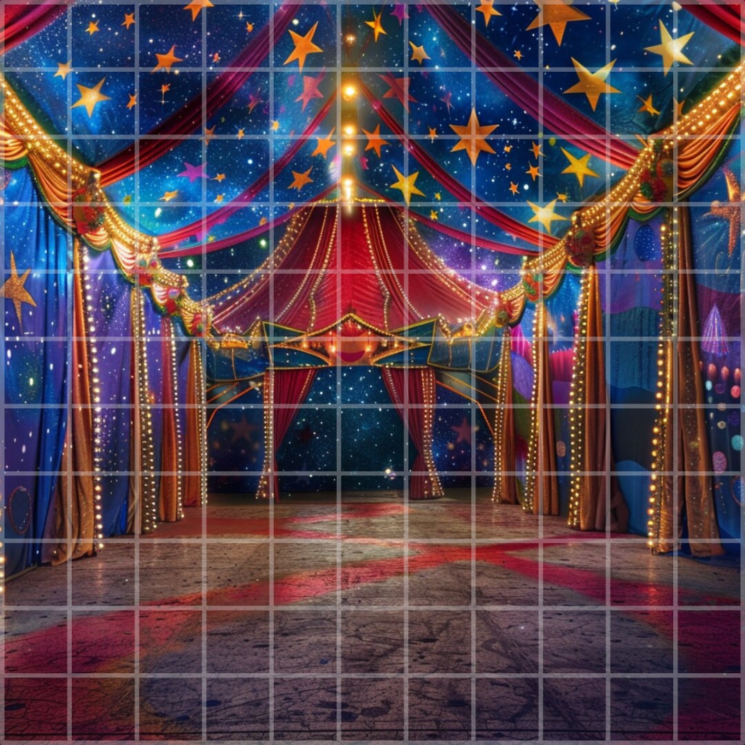 54 Carnival Circus Photography Backdrops - Tent, Balloons (digital ...