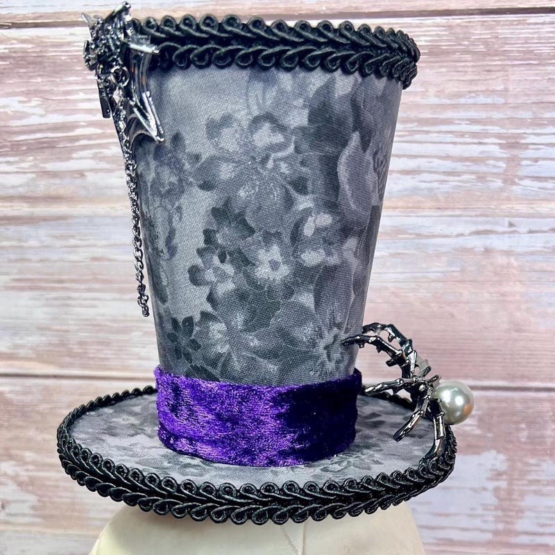 Gothic Mini Top Hat - Etsy