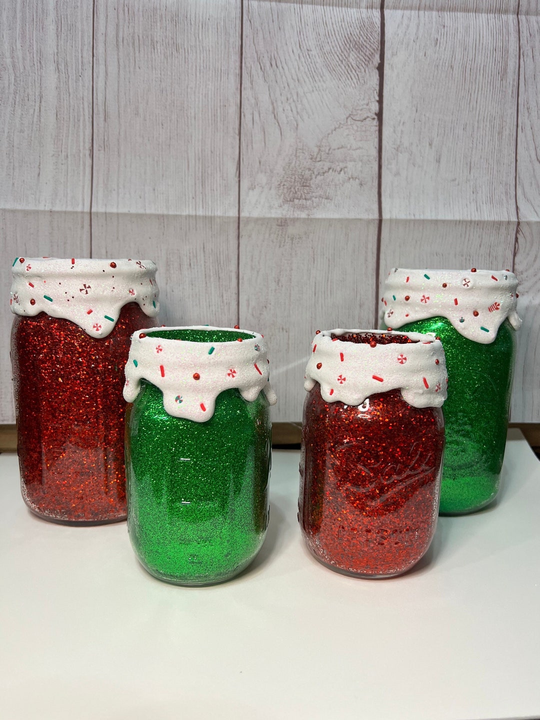 Mason Jars, Candy Jars, Sprinkle Jars, Candyland Decor, Tiered Tray ...