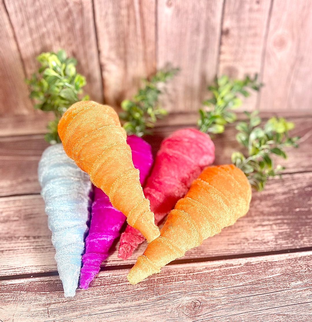 Carrots, Velvet Carrots, Photo Props, Spring Decor, Easter Decor ...