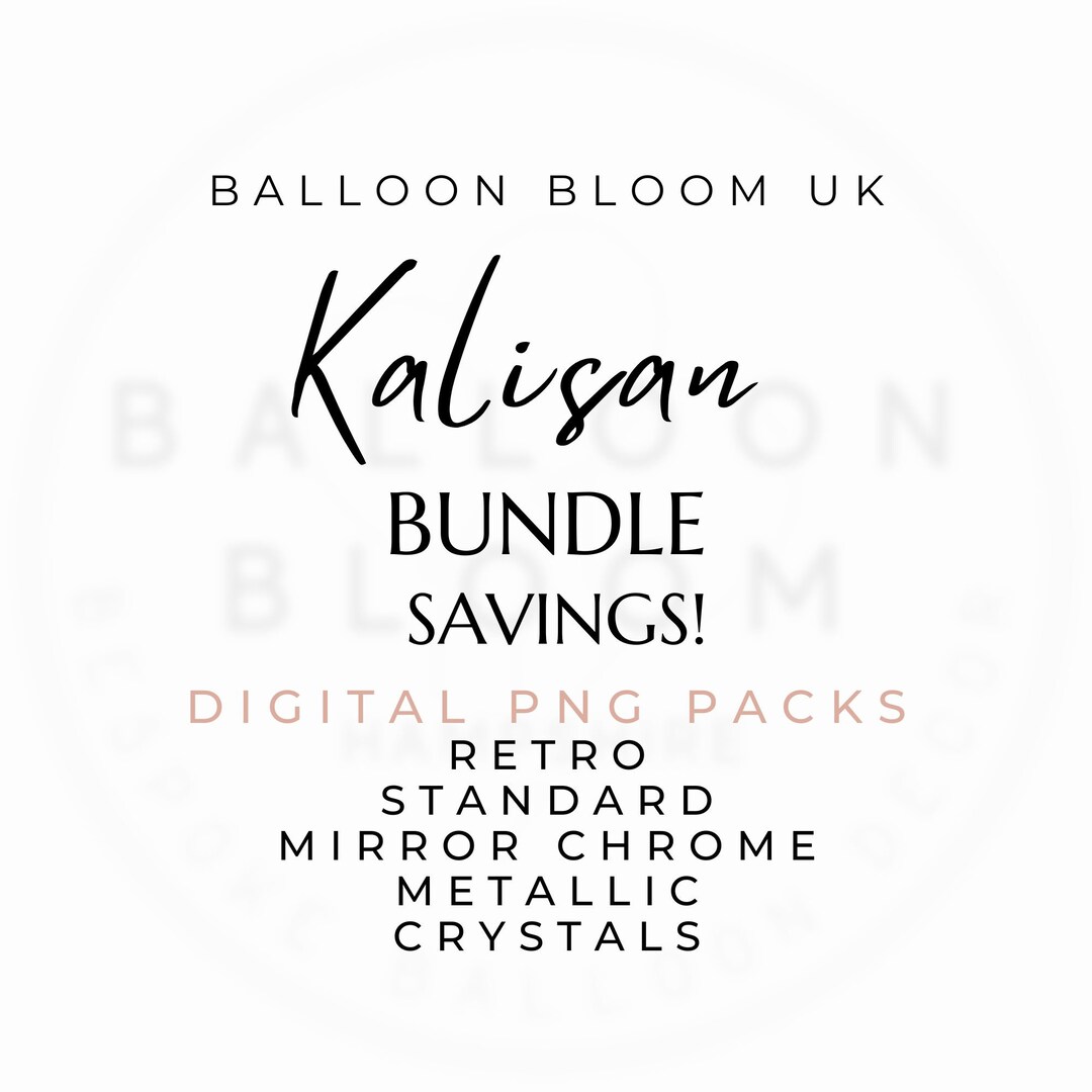Kalisan Mock up BUNDLE - 5 PACKS PNG Digital Download Images (retro ...