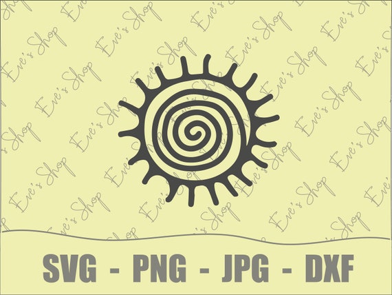 Ancient Sun Symbols Silhouette Mayan Sun Cut Files Sun Svg - Etsy