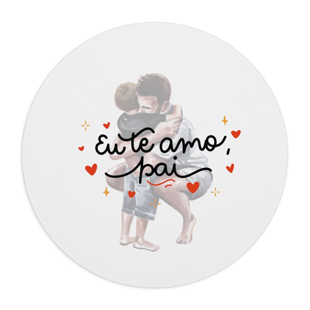 I Love You Brazilian Mouse Pad, Father's Day Mouse Pad, Gift for ...