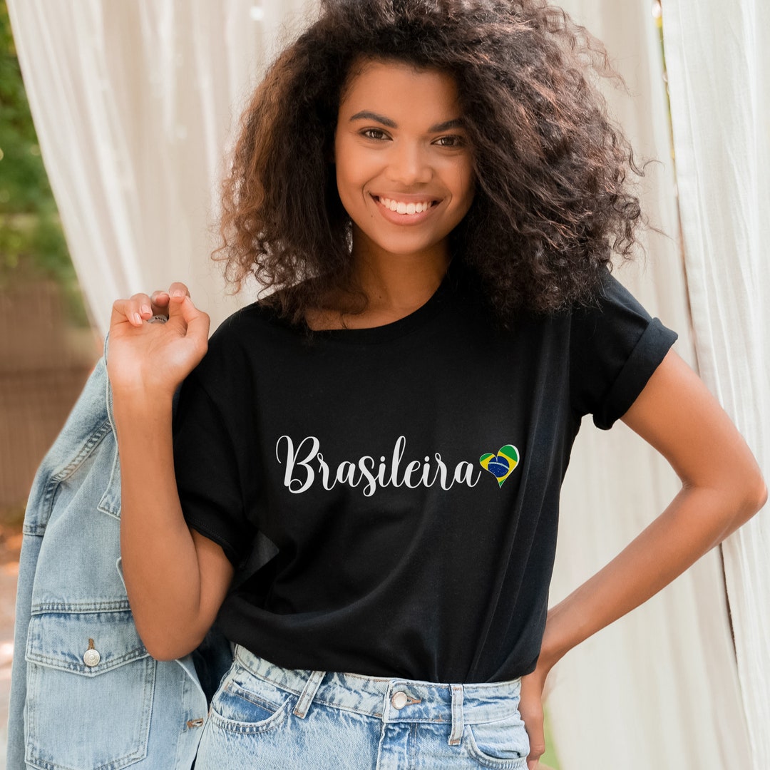 Brazilian T-shirt, Brazilian Gift for Women, Portuguese Saying Shirt ...