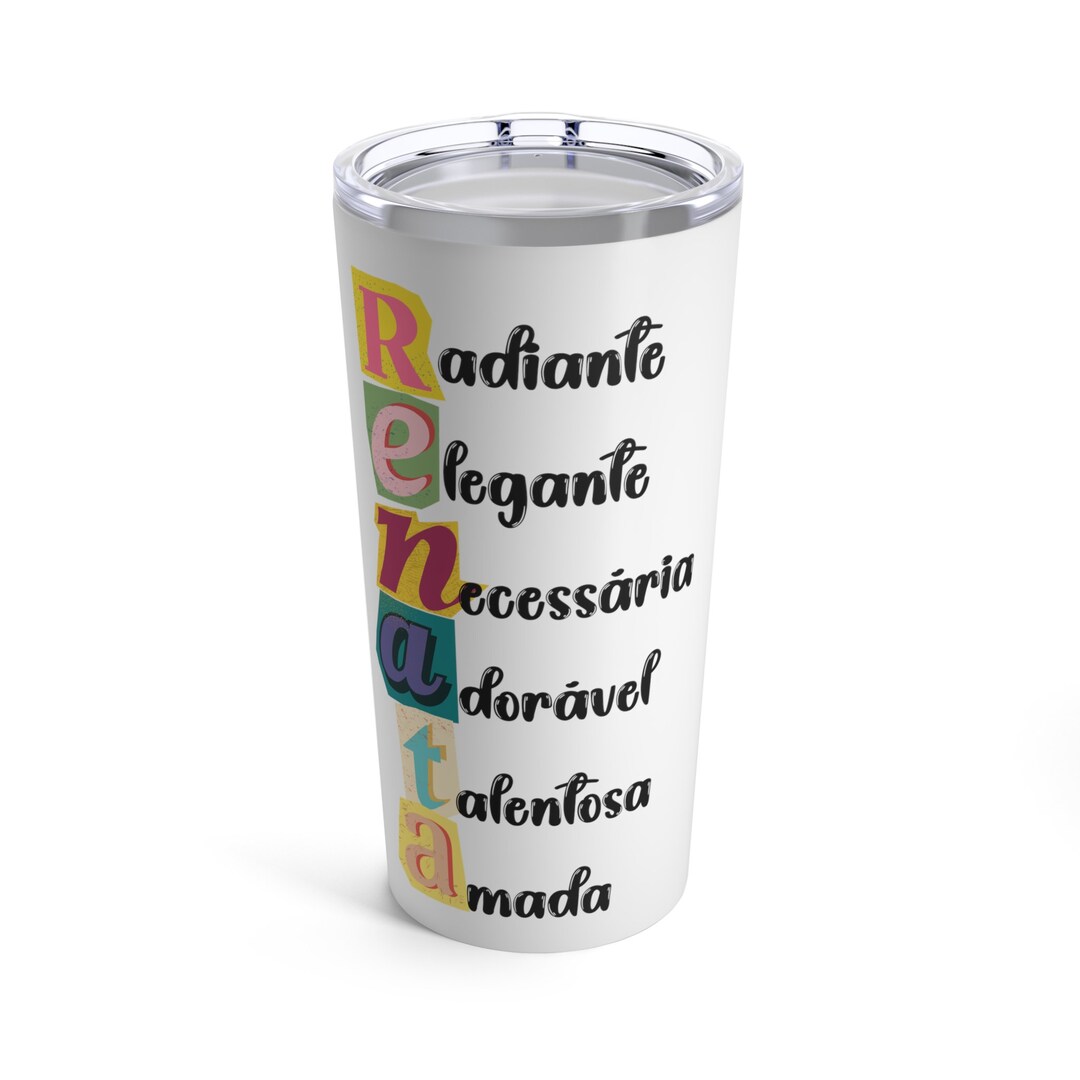 Personalized Name Tumbler, Brazilian/portuguese Custom Name Tumbler ...