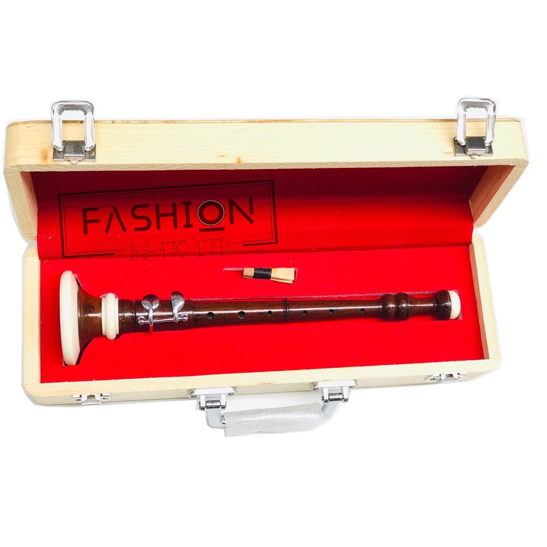 Rosewood Bombard Chanter Handmade Bombard Chanter 2 Reeds & Hard Case ...
