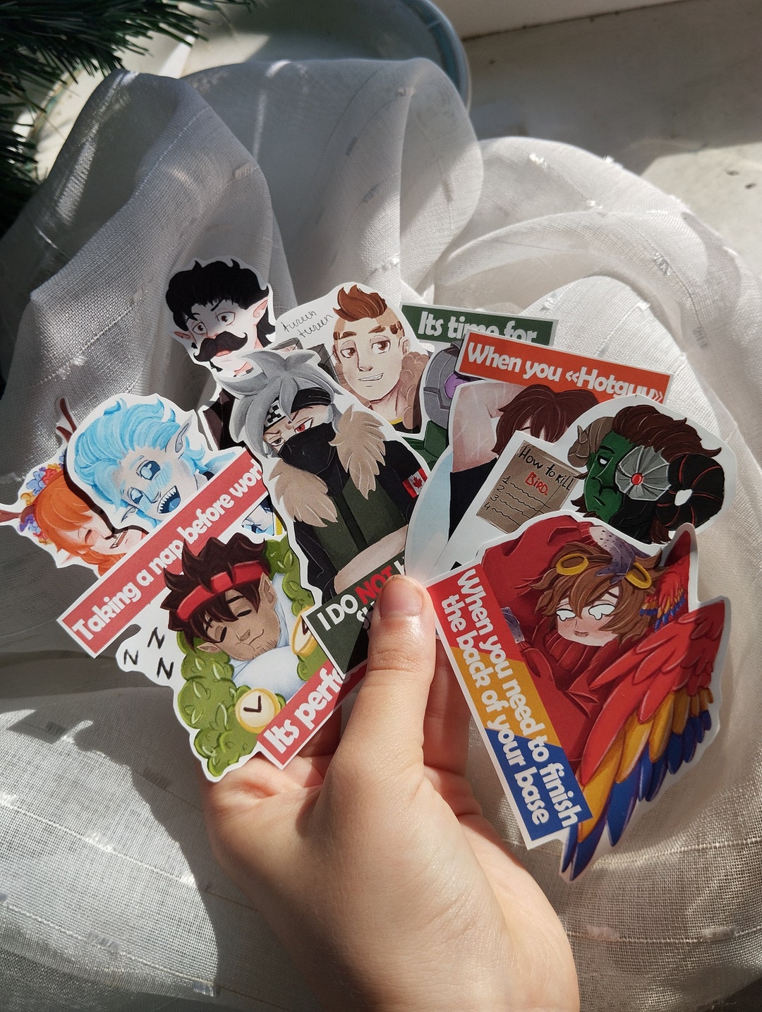 Hermitcraft Stickers Grian, Mumbo Jumbo, Goodtimewithscar, Etho, Bdubs ...