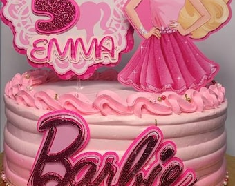 Barbie Princess Cake Topper - Etsy