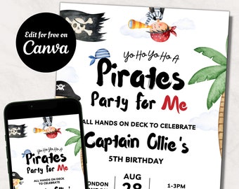 Pirates of the Caribbean Invite - Etsy