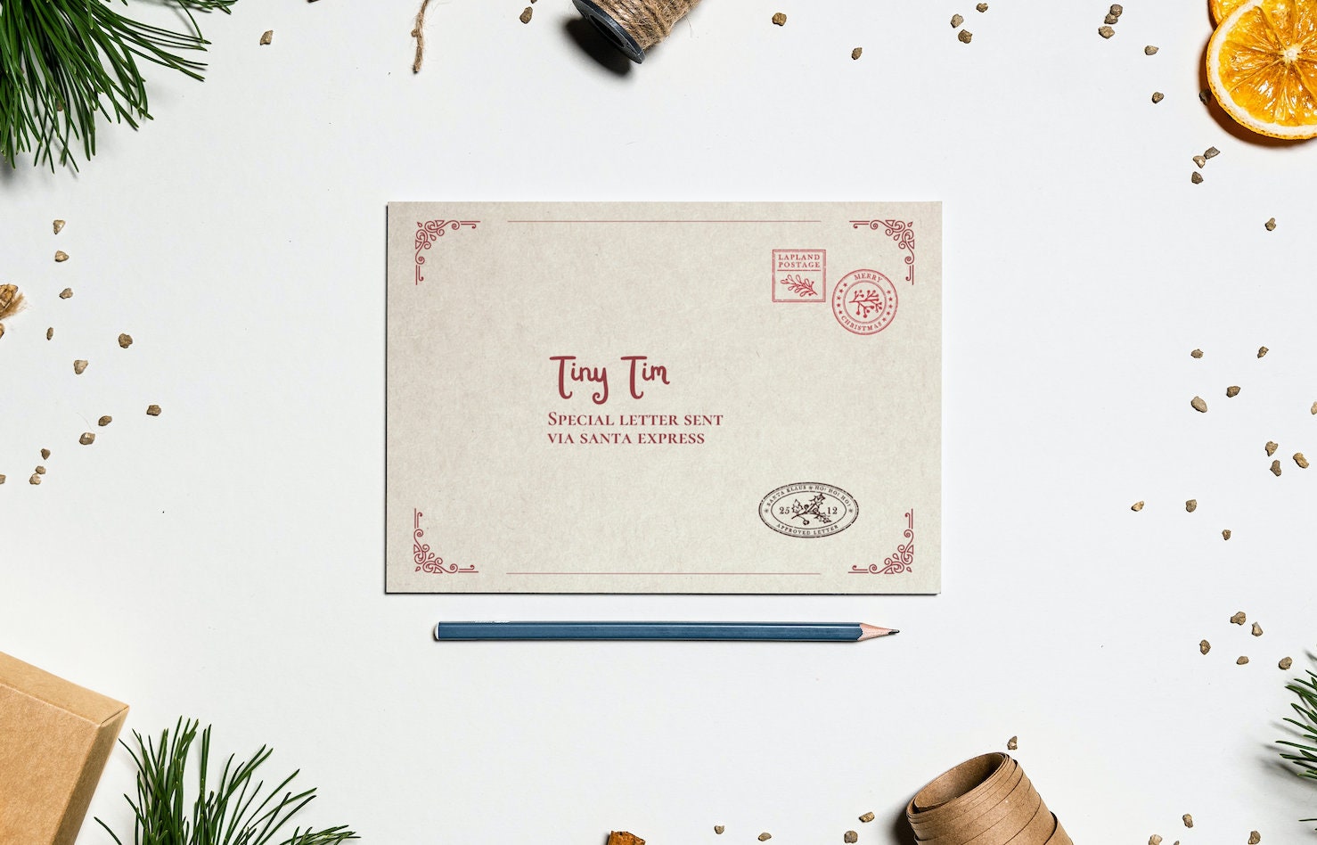 Letter From Santa printable Templates Christmas Envelope - Etsy