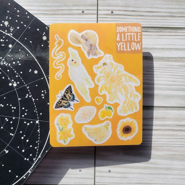 Yellow Stickers - Etsy