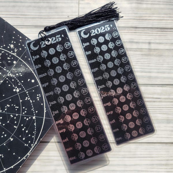 Bookmark Calendar 2025 - Etsy