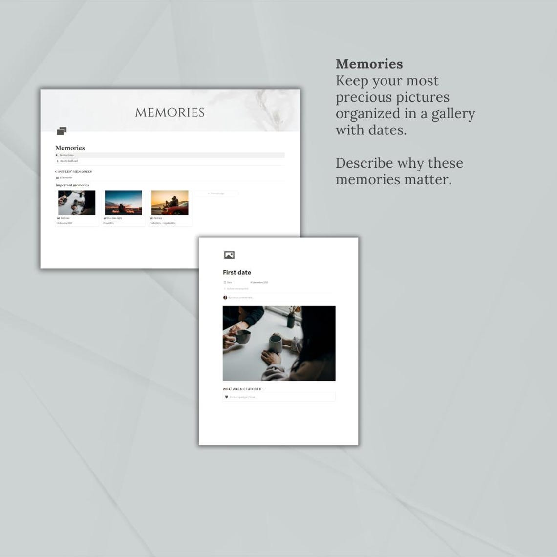 Notion Template Relationship Tracker | Couple Goals, Partner Goals ...
