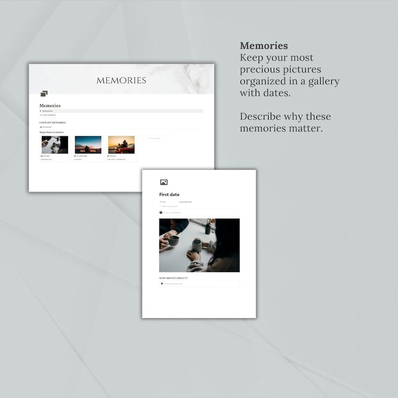 Notion Template Relationship Tracker | Couple Goals, Partner Goals ...