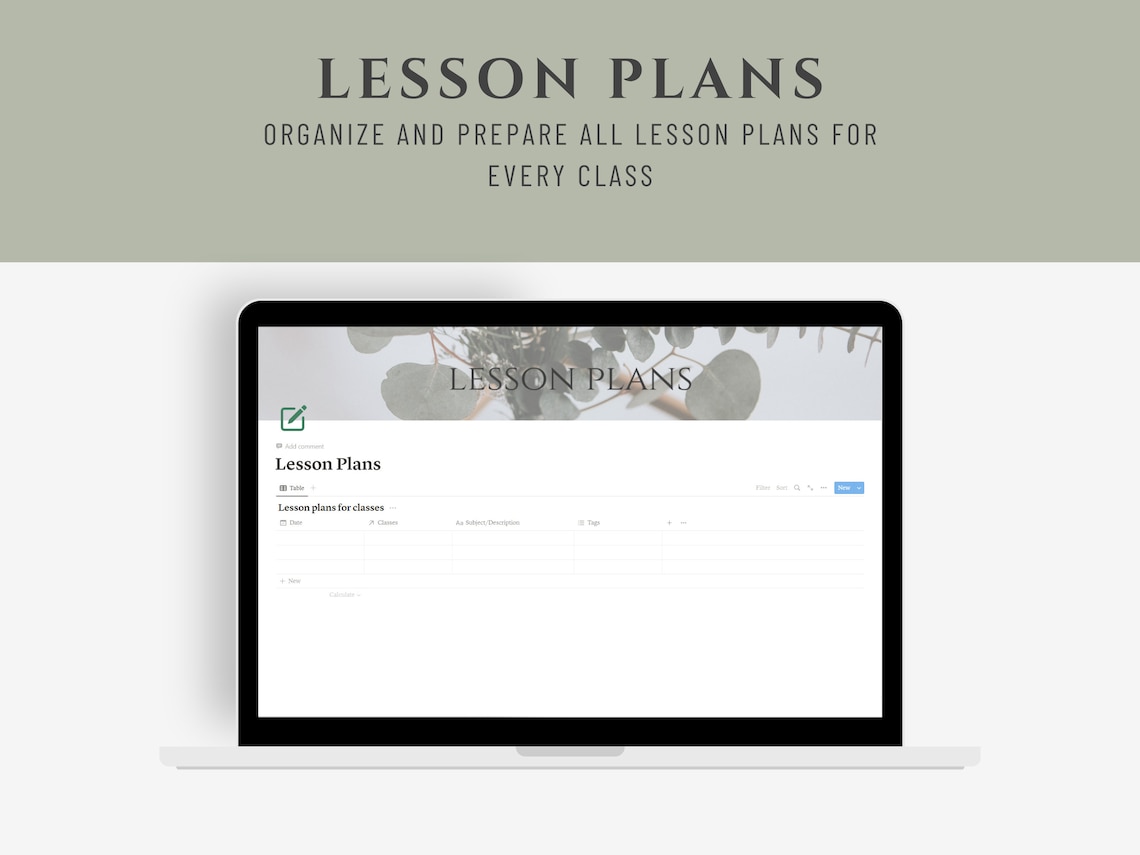 Notion Template for Teachers Notion Planner for Class - Etsy Canada