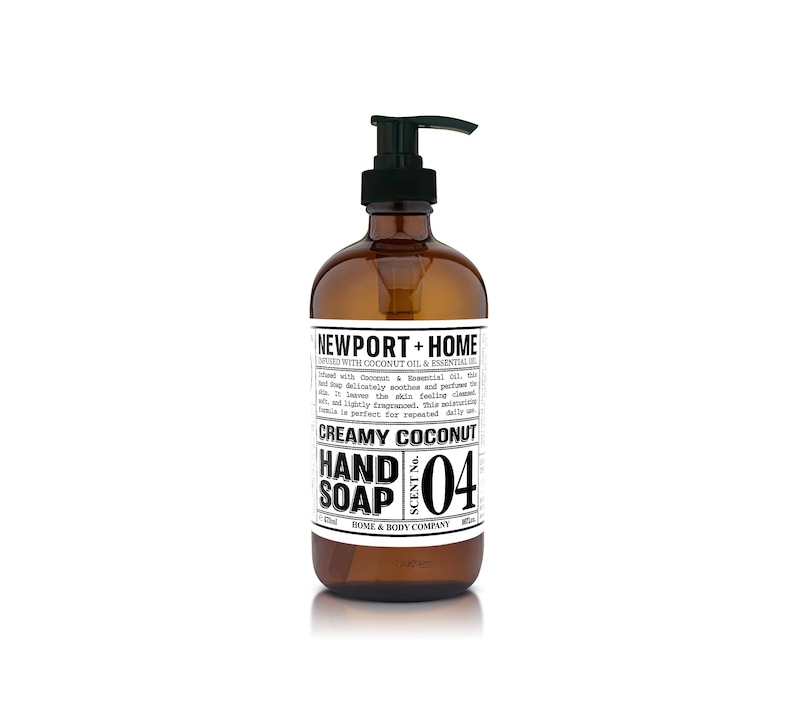 Newport and Home Creamy Coconut Hand Soap 16oz - Etsy