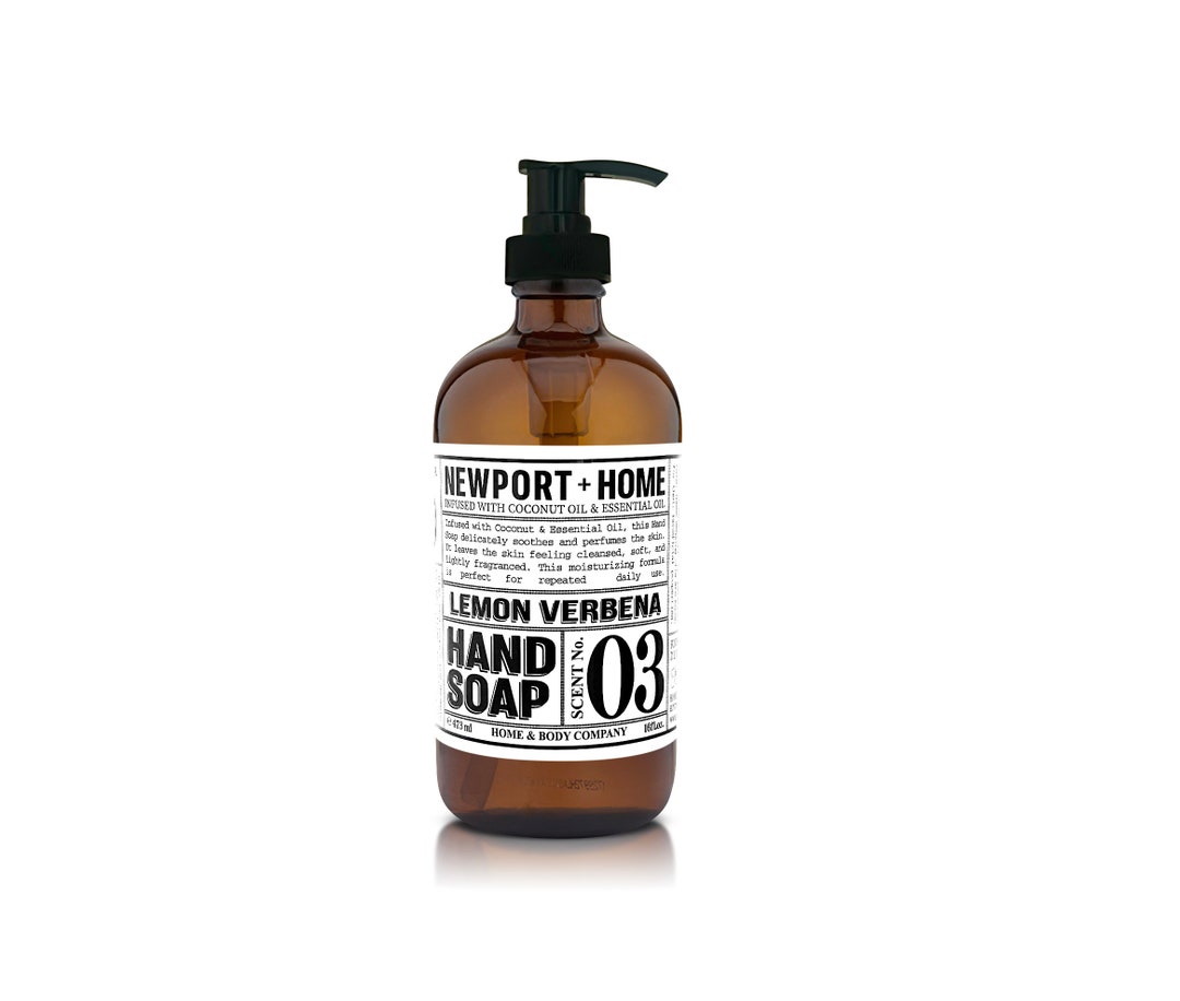 Newport and Home Lemon Verbena Hand Soap 16oz - Etsy