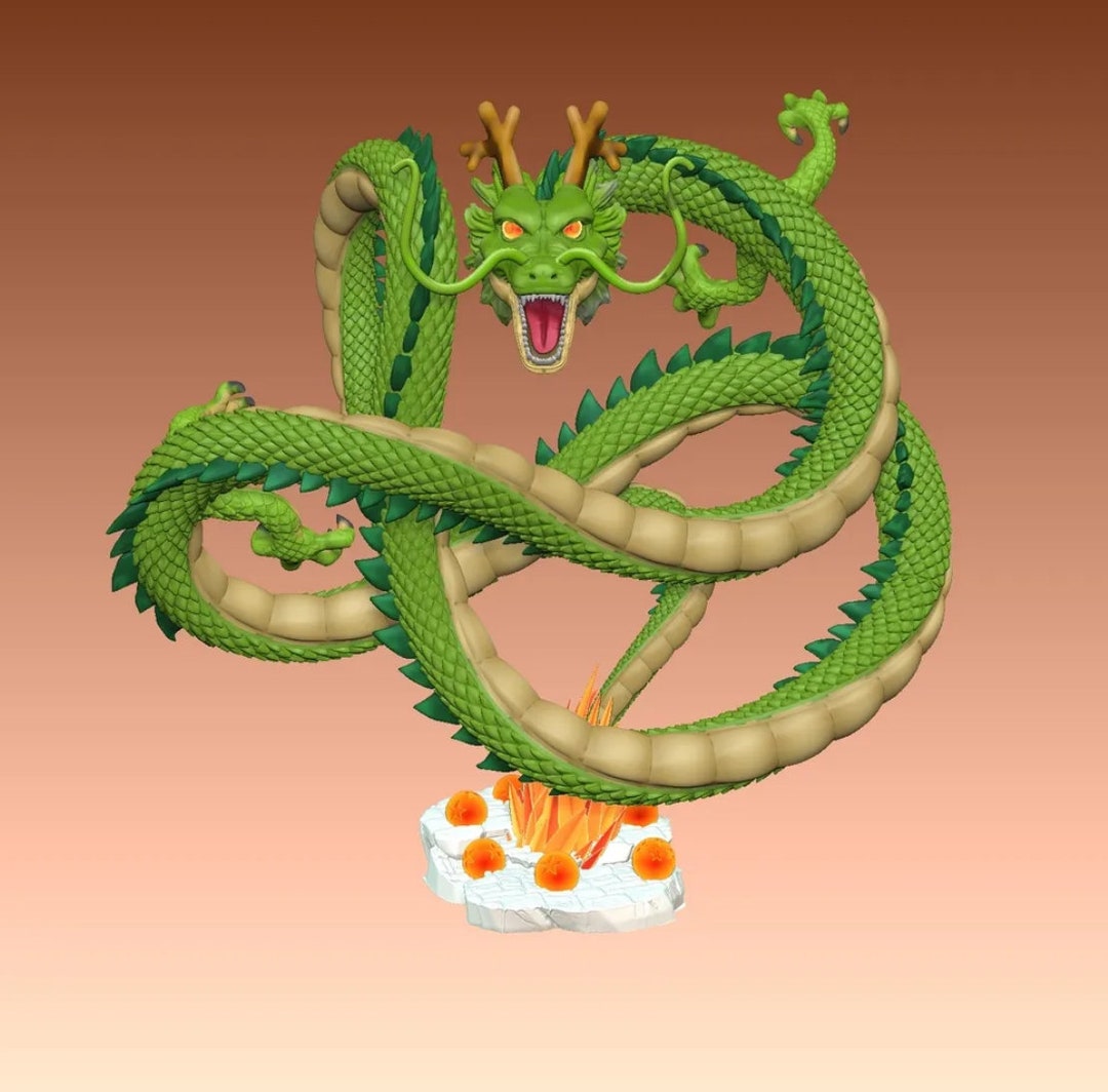Shenron Statue 3D Printed Collector Statue - Etsy