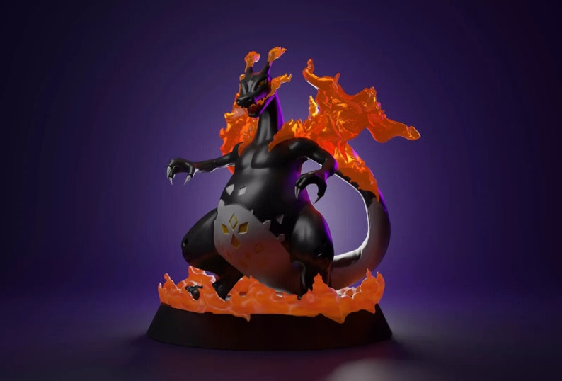Gigantamax Charizard Pokemon 3D Printed Collector Model - Etsy