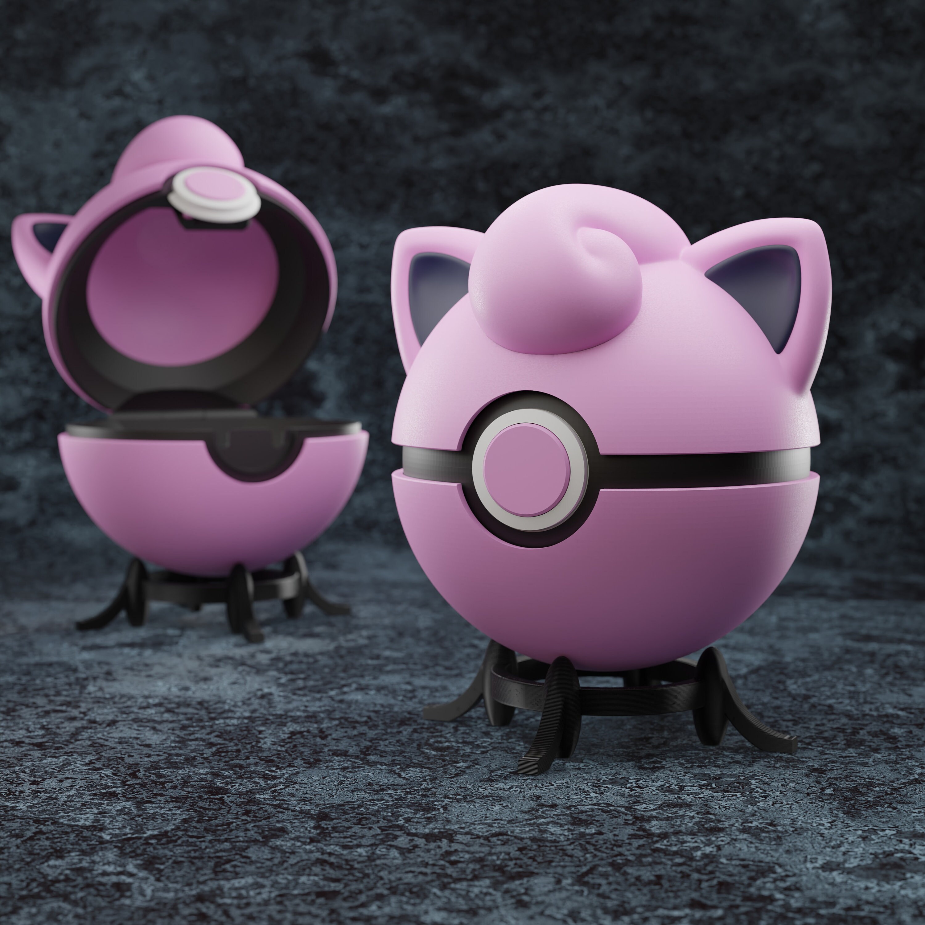 Pokemon Themed Pokeball Pokemon 3D Printed Collector Model - Etsy