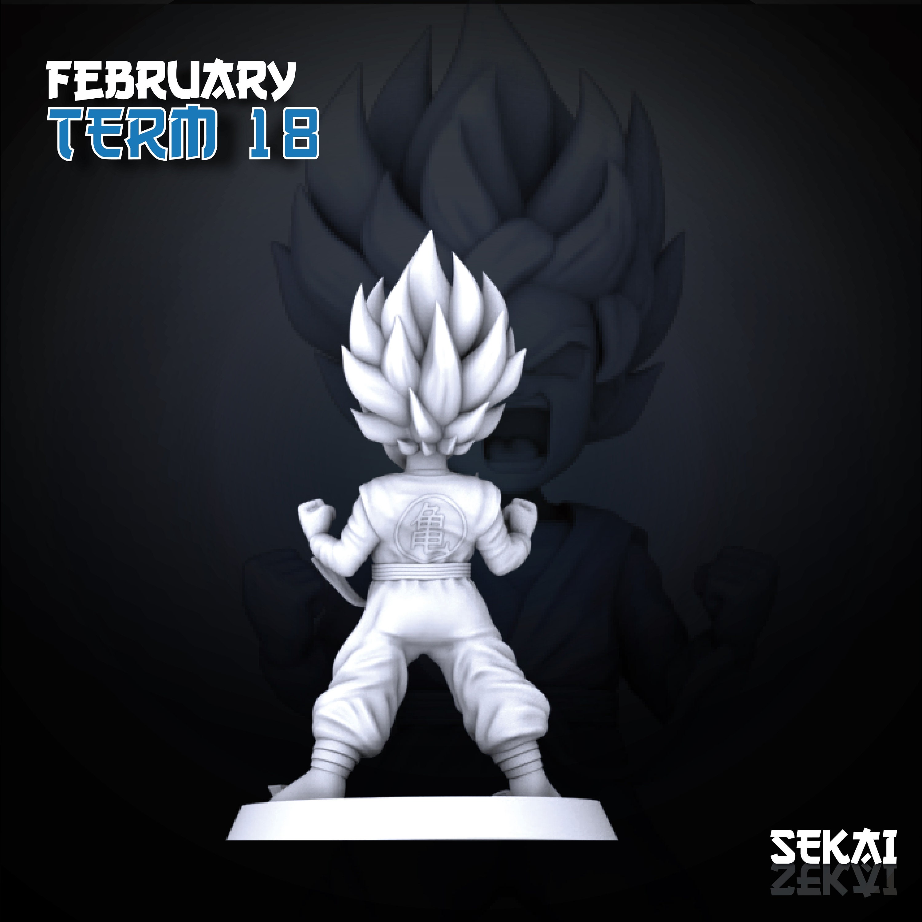 Super Saiyan Goten 3D Printed Collector Model - Etsy