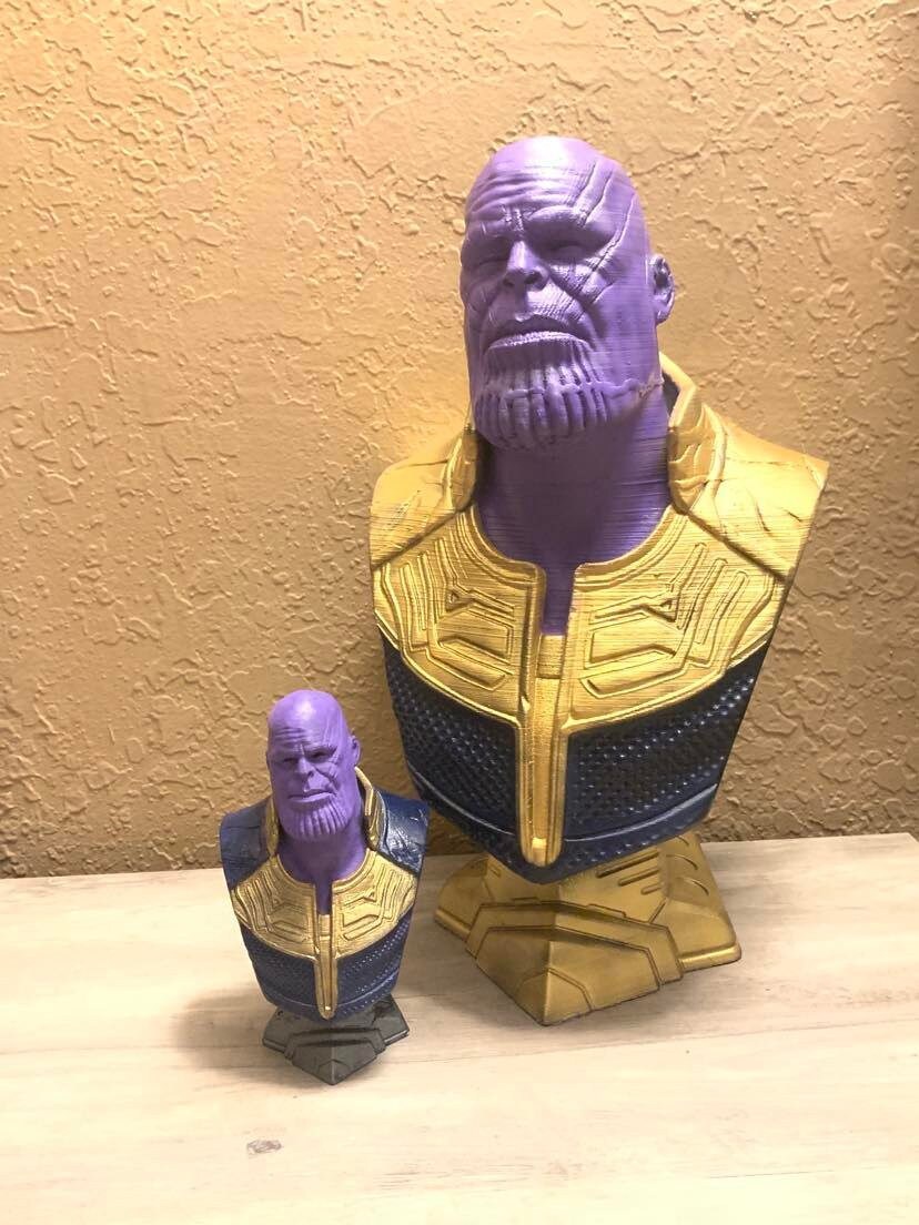 Thanos Marvel Collector Bust 3D Printed - Etsy