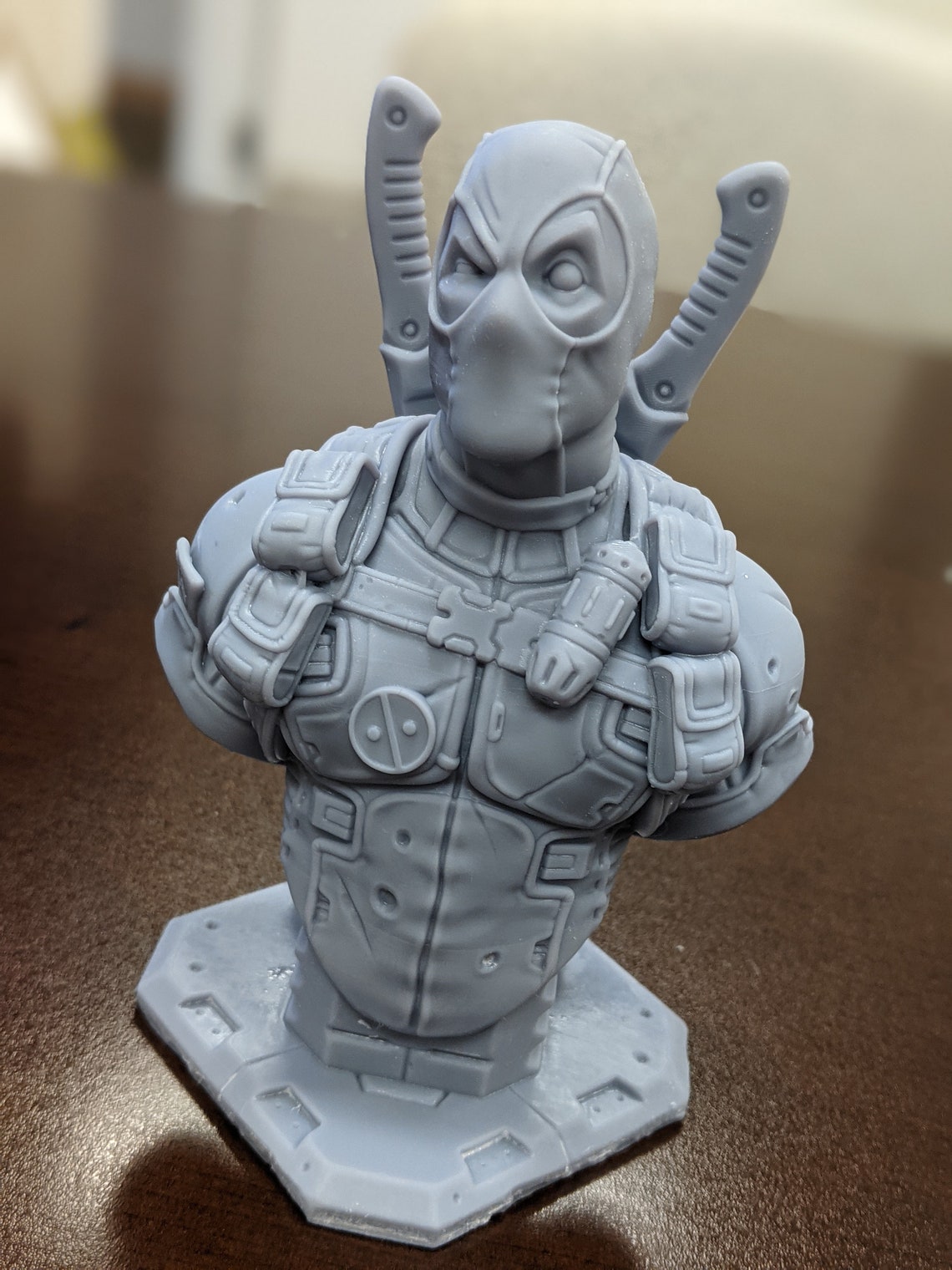 Deadpool Bust 3D Printed Hand Painted - Etsy