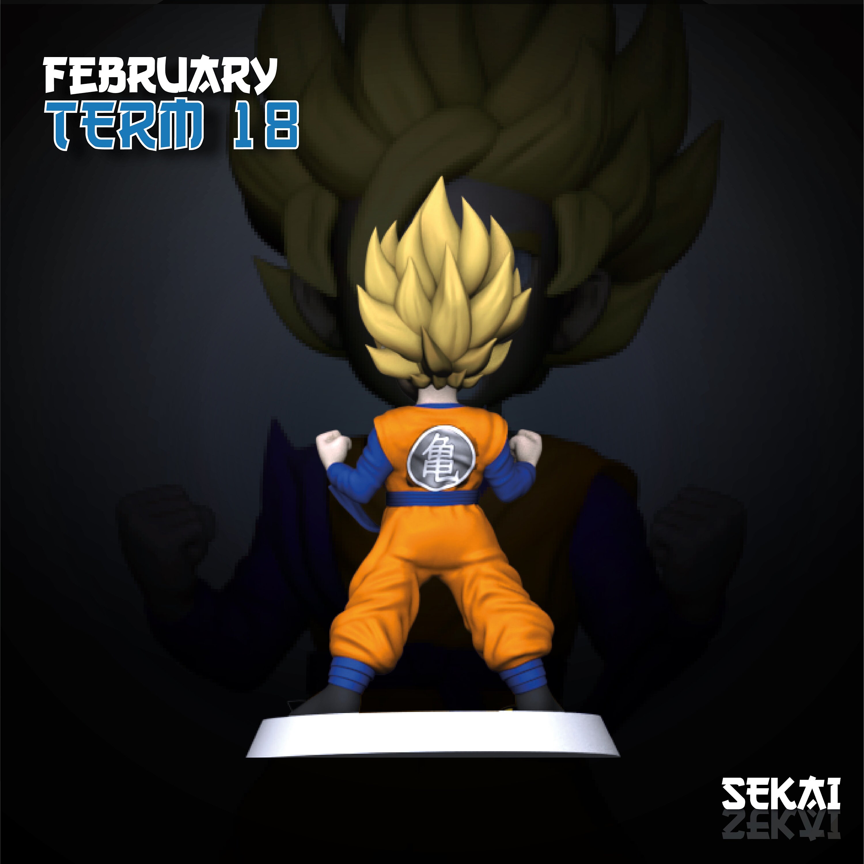 Super Saiyan Goten 3D Printed Collector Model - Etsy