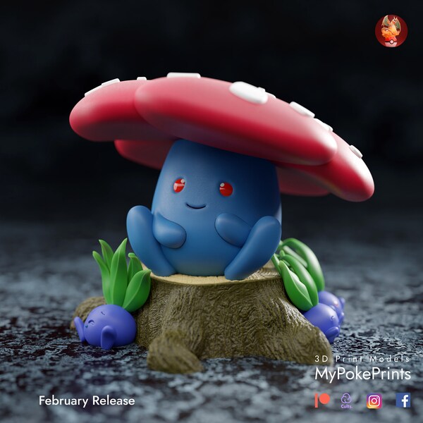 Vileplume 3d Print - Etsy