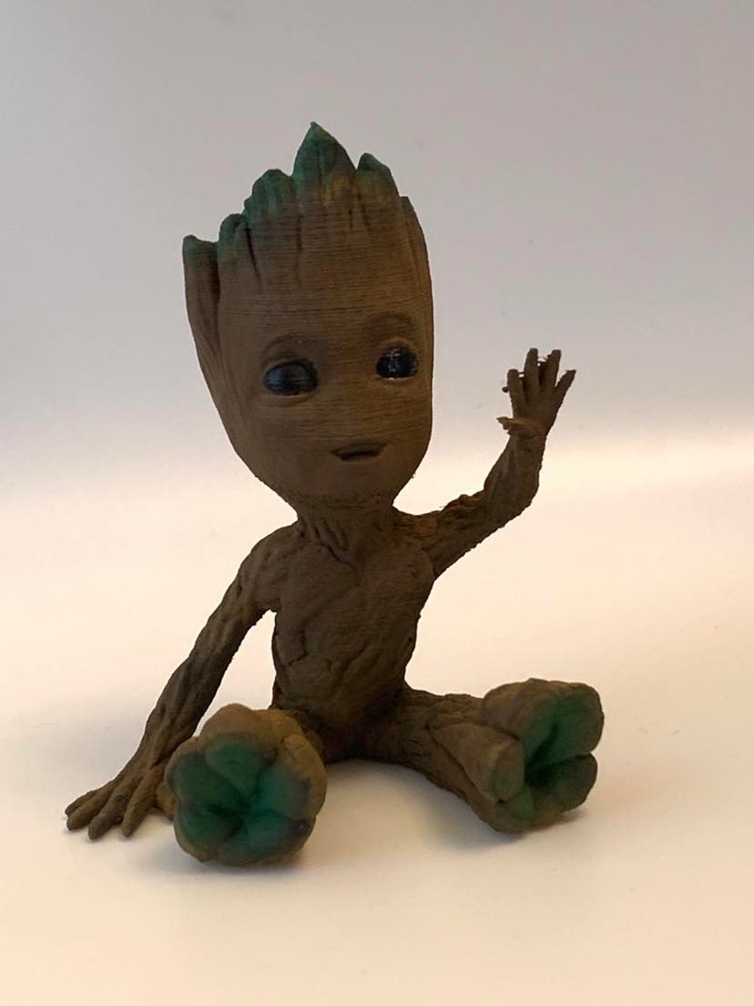 Baby Groot 3D Printed Collector Model Hand Painted - Etsy