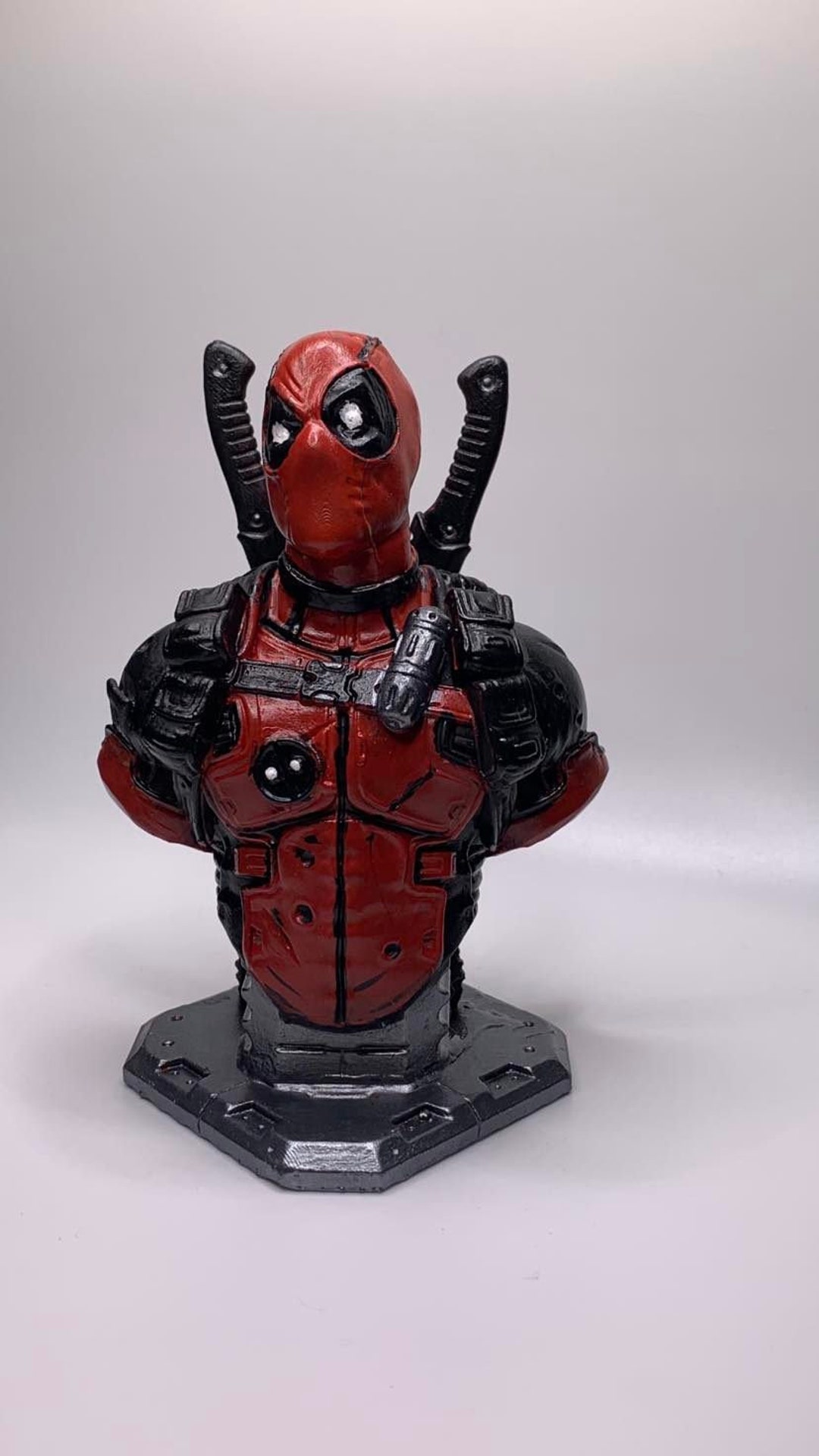 Deadpool Bust 3D Printed Hand Painted - Etsy