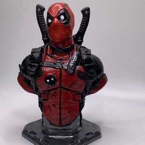 Deadpool Bust 3D Printed Hand Painted - Etsy