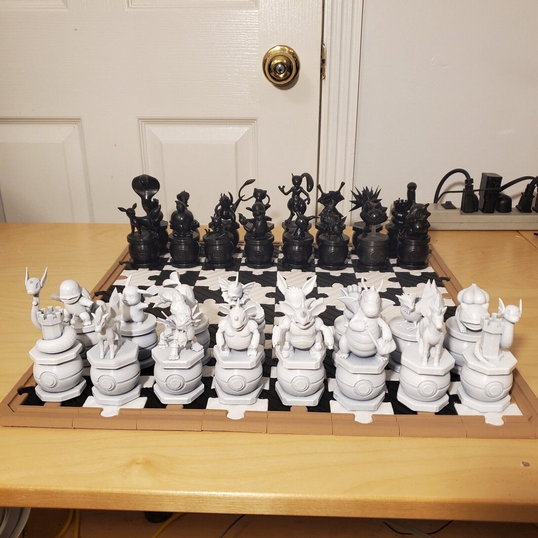 Pokemon Collector Chess Set - Etsy