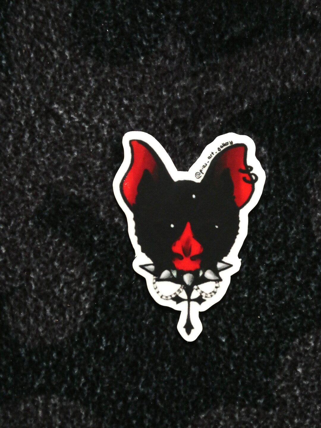 Gothic Fledermaus Sticker - Etsy