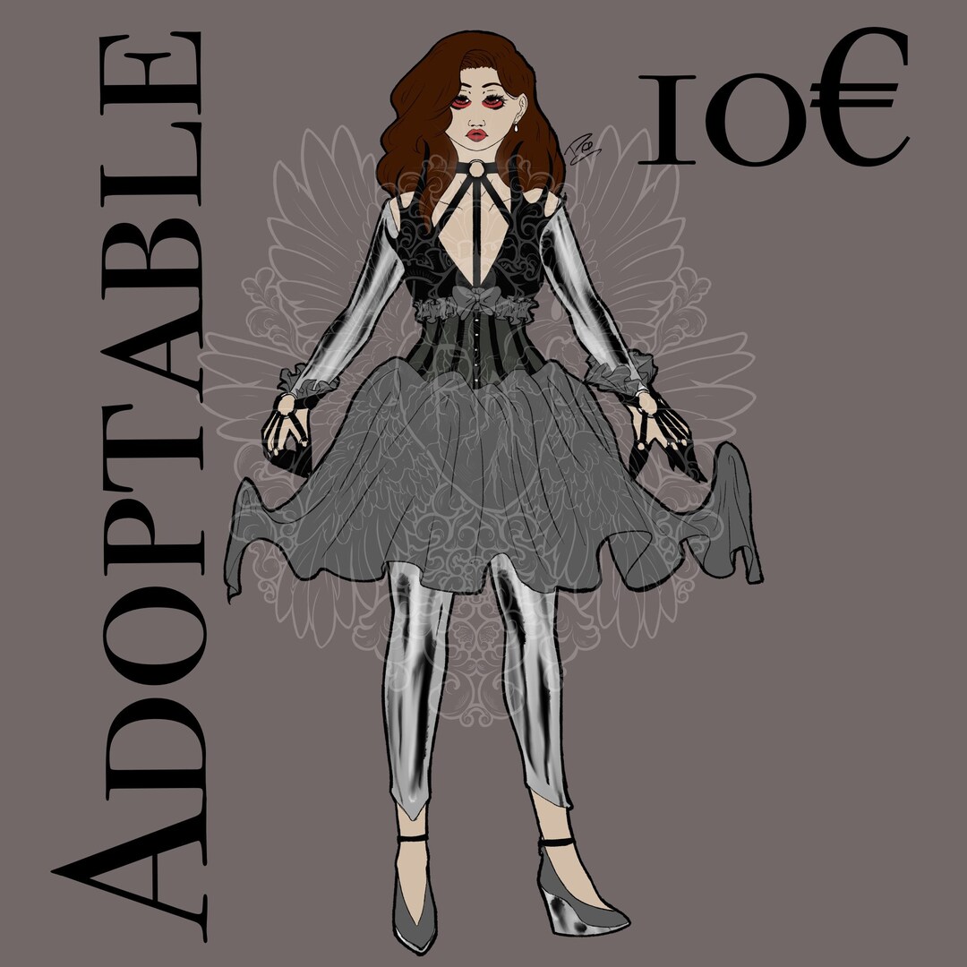 Villain Character Design, Villain Themed Adoptable - Etsy