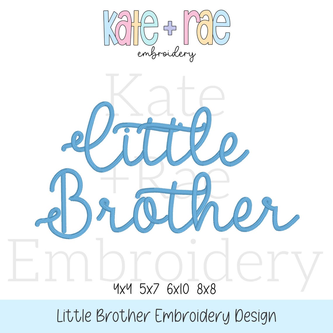 Preppy Little Brother Embroidery Design - Little Brother Embroidery ...