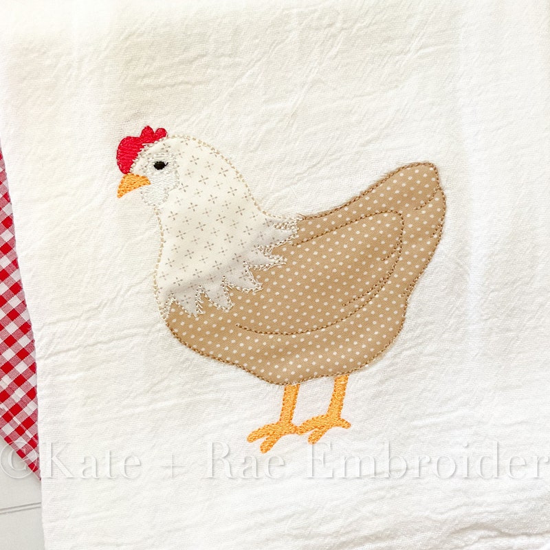 Chicken Applique - Etsy