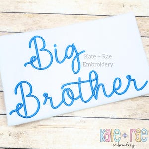 Preppy Big Brother Embroidery Design - Big Brother Embroidery Design ...