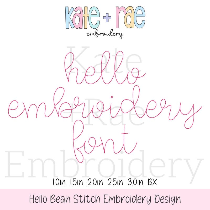 Bean Stitch Embroidery Font - Etsy UK