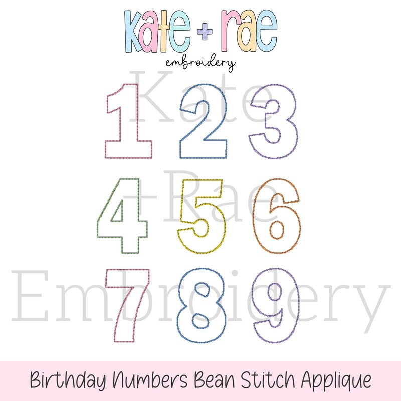 Birthday Toppers Embroidery - Etsy