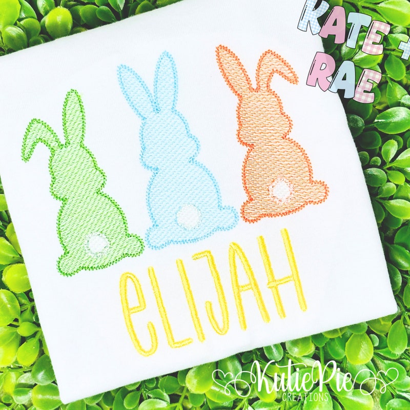 Easter Trio Embroidery - Etsy UK