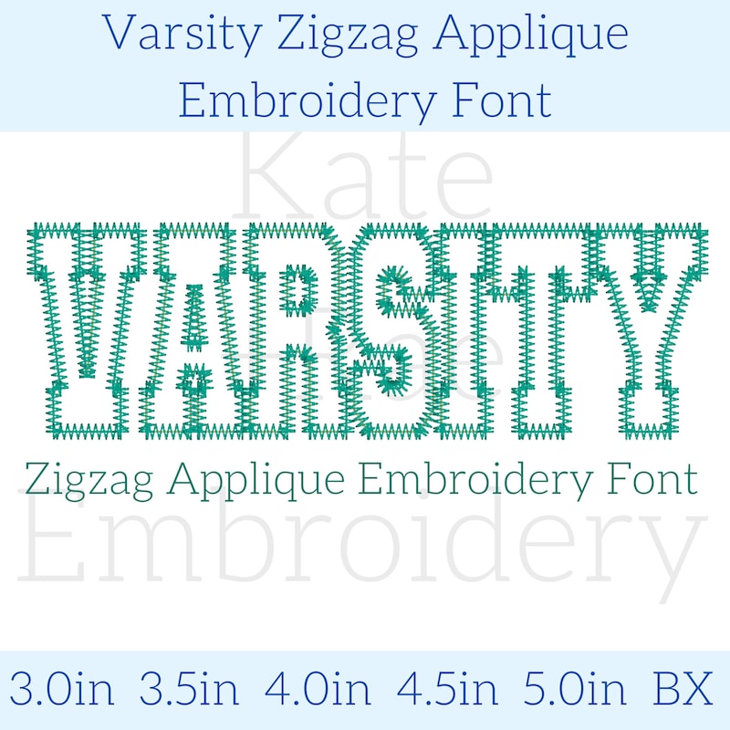 Block Zigzag Font - Etsy