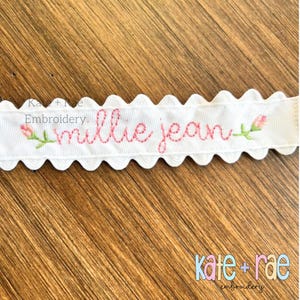 Hello Bean Stitch Embroidery Font • Bean Stitch Embroidery Font ...