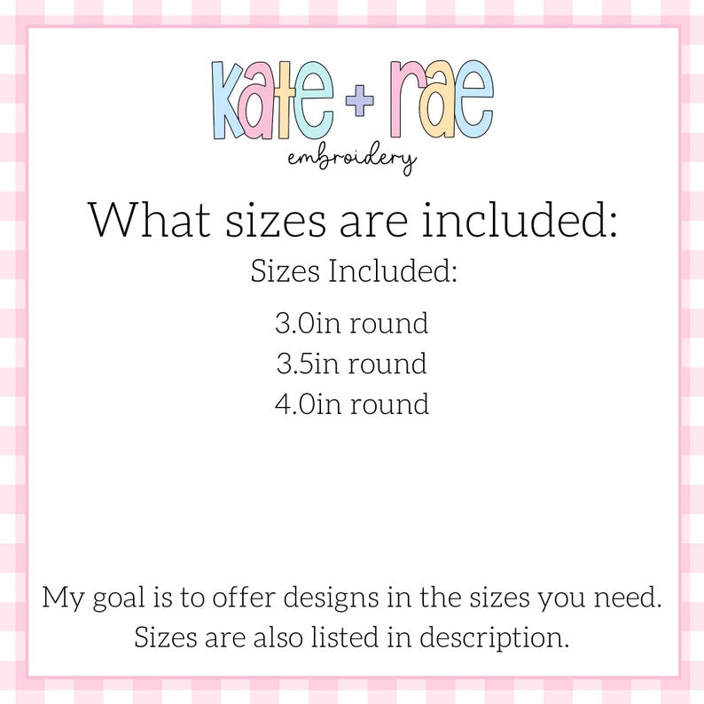 ITH Scalloped Circle Bag Tag Satin Stitch Applique Embroidery Design ...