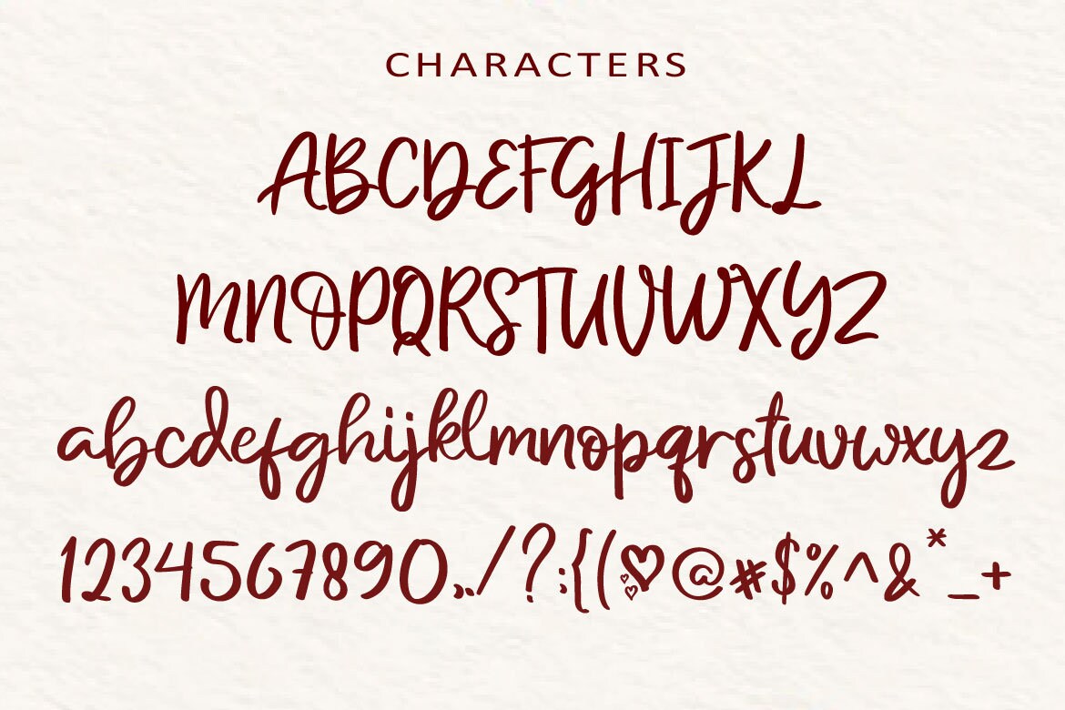 Cute Script Canva Font Craft Font DIY Font Font Tails - Etsy Ireland