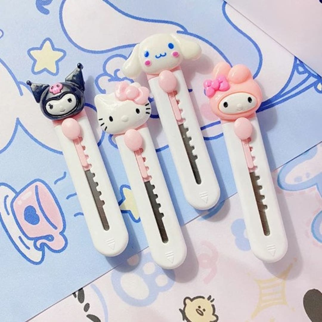 Sanrio Box Cutters, Portable Knife, Retractable, Craft Knife, Perfect ...